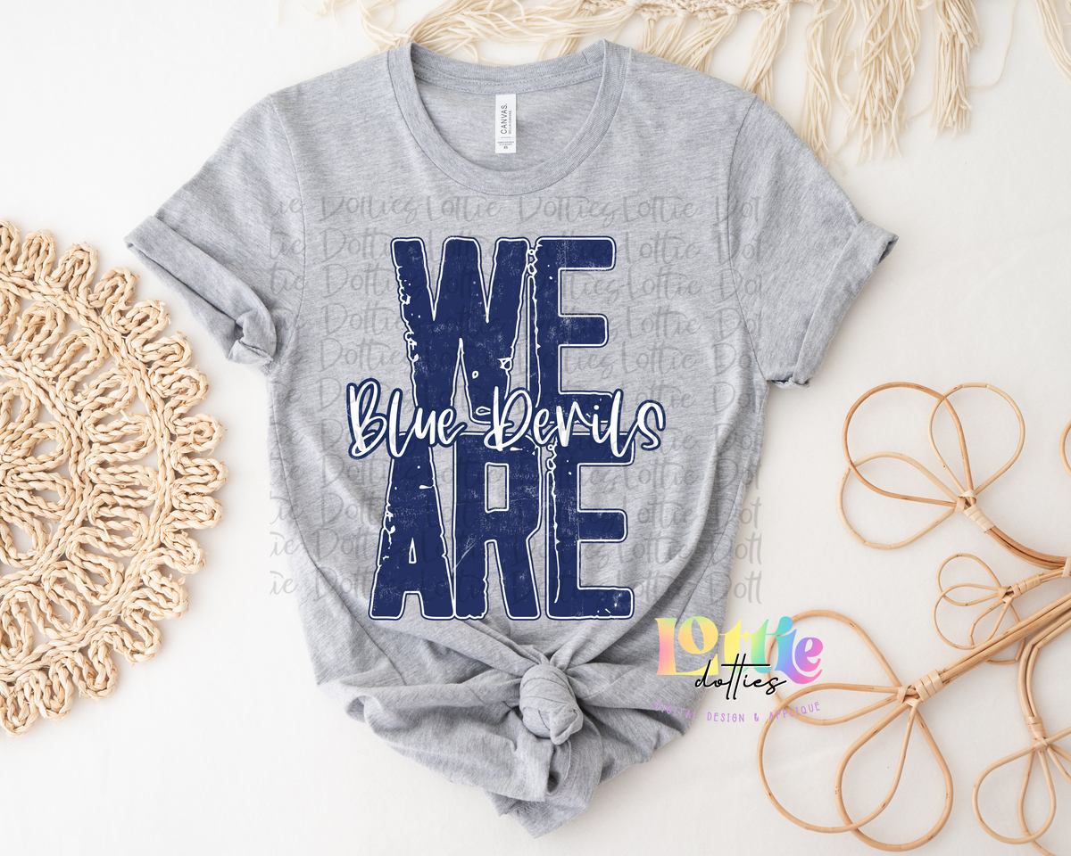 We Are Blue Devils Png - Blue Devils Sublimation Design - Digital Down – Lottie Dotties LLC
