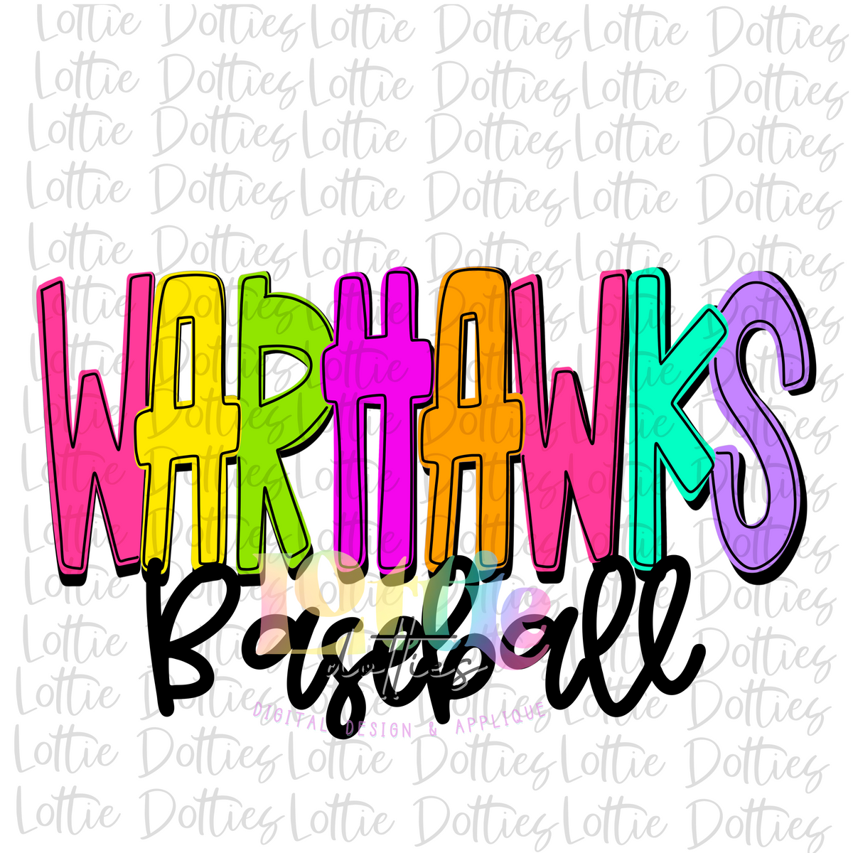 Warhawks Baseball Png - Mascot Sublimation Design - Digital Download ...