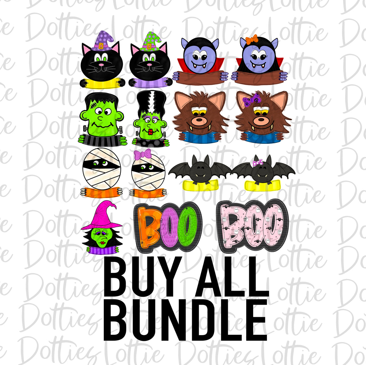 Buy All Bundle PNG - Halloween Sublimation - Digital Download – Lottie ...