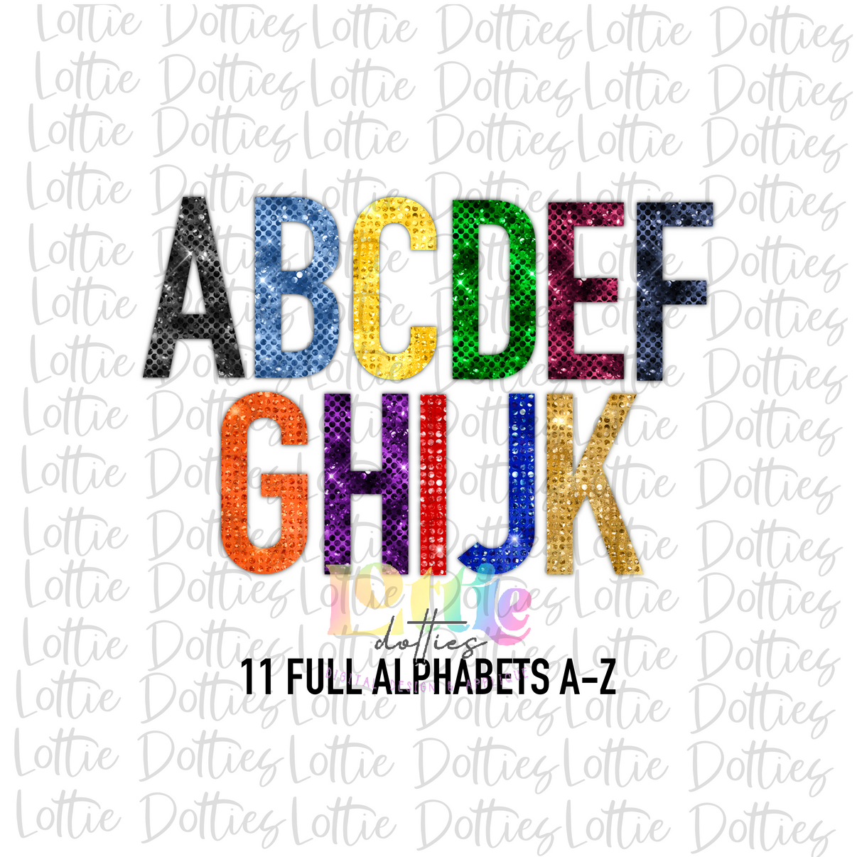 Spirit Colorful Shine - Alpha Pack - Alphabet Clipart - Instant Downlo ...