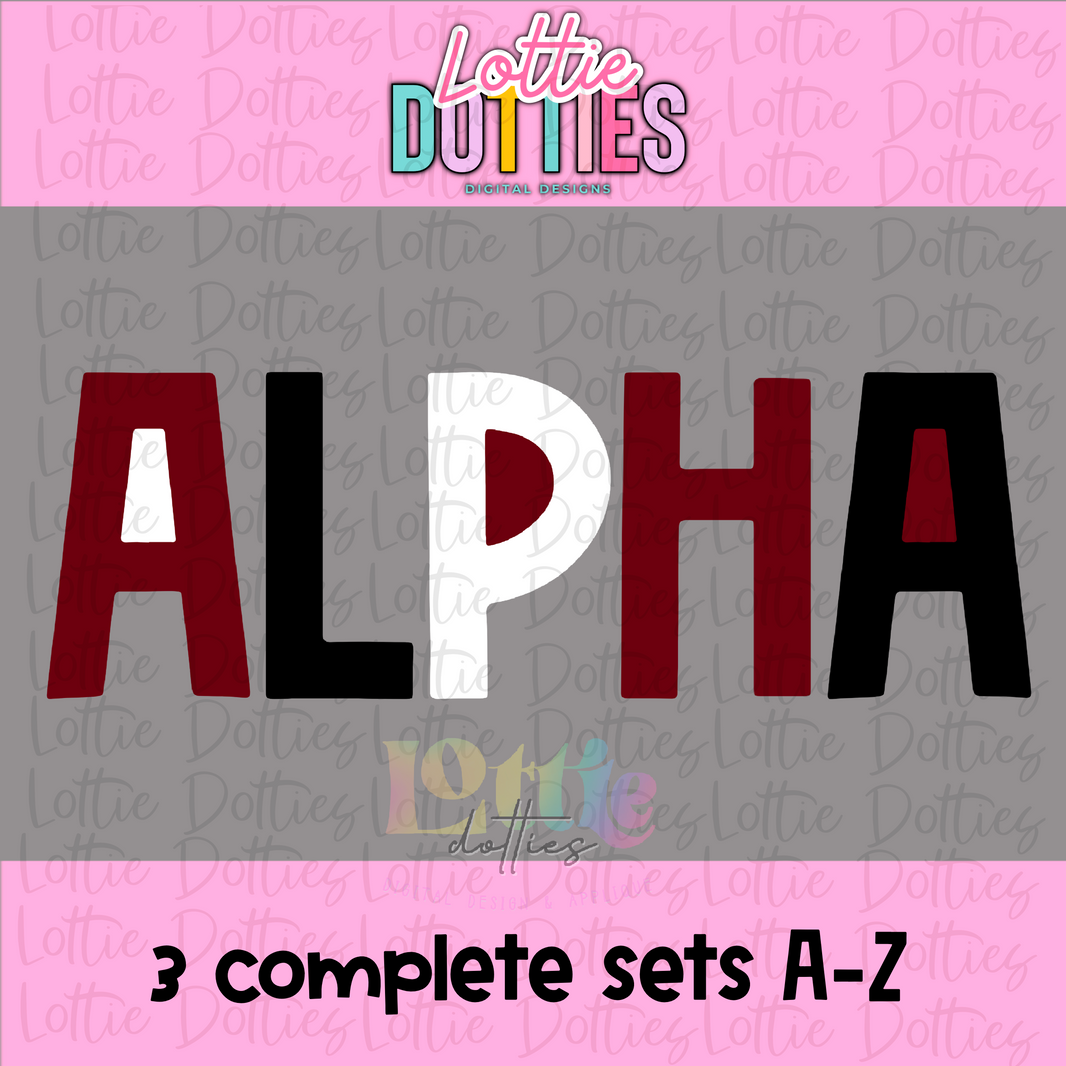 Alpha Packs – Page 4 – Lottie Dotties LLC