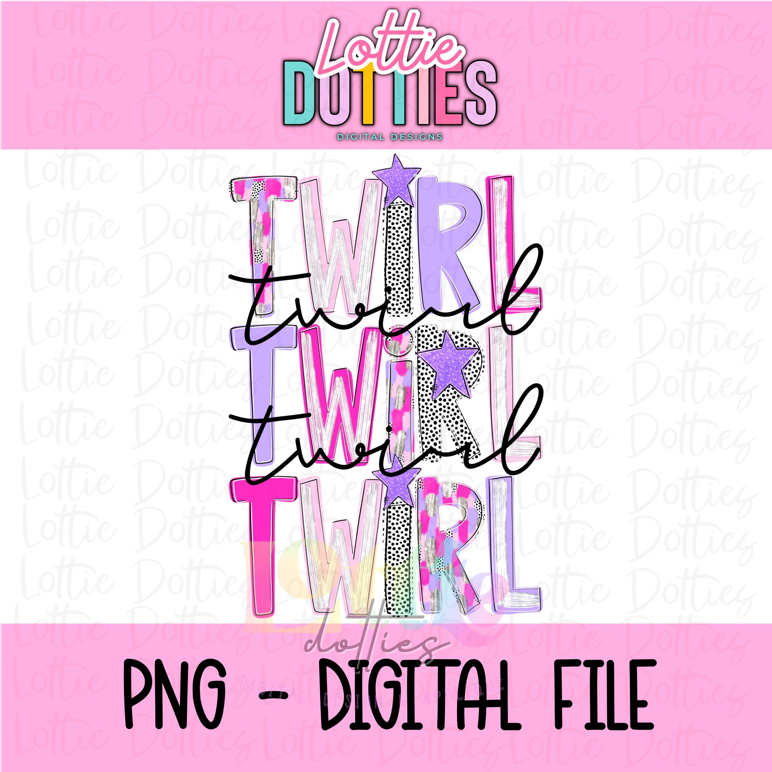 Twirl Stacked Png - Twirl Design - Instant Download - Digital Download ...