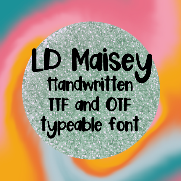 Maisy Font - Handwritten Font- true type font - otf and ttf - type abl ...
