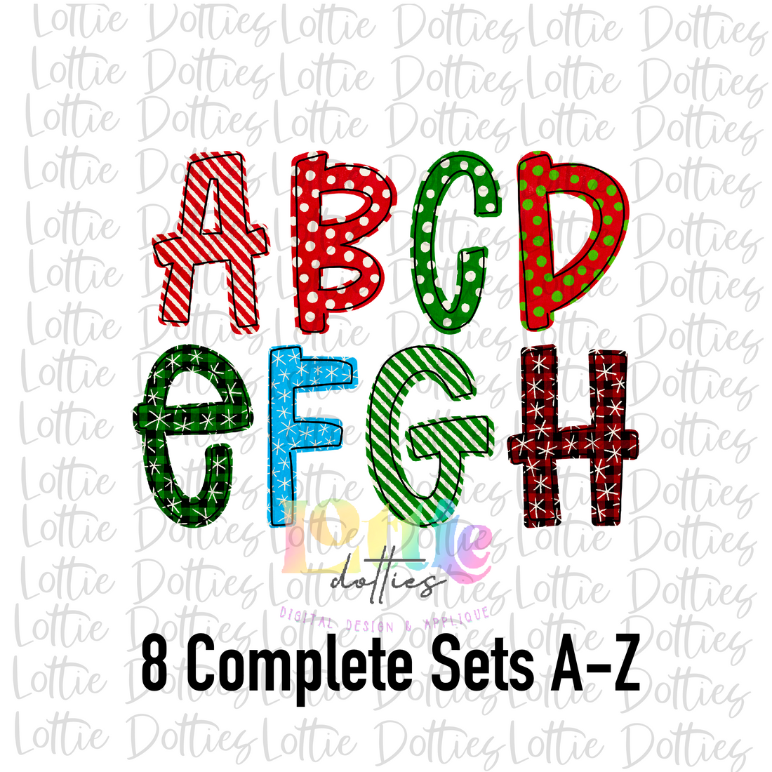 North Pole Alpha Pack - Alphabet Clipart - Instant Download – Lottie ...