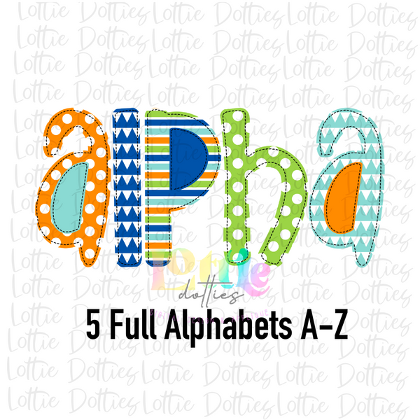 Alpha Packs – Lottie Dotties LLC