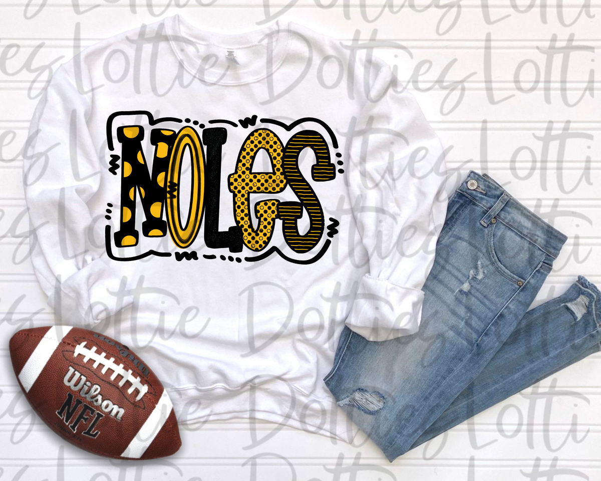 Noles Png - Noles Sublimation - Digital Download - Black Gold – Lottie ...