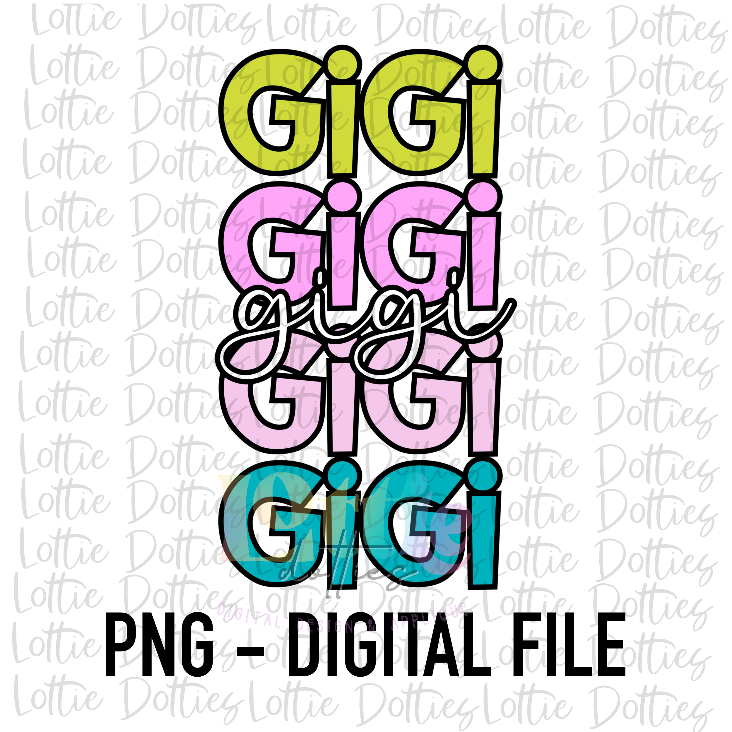 GiGi Png - Sublimation File - Instant Download - Digital Download ...