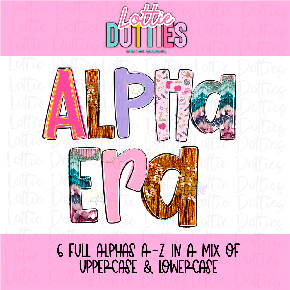 Alpha Era Alpha - Black Glitter Alpha - Alphabet - Alpha Pack - Alphab ...