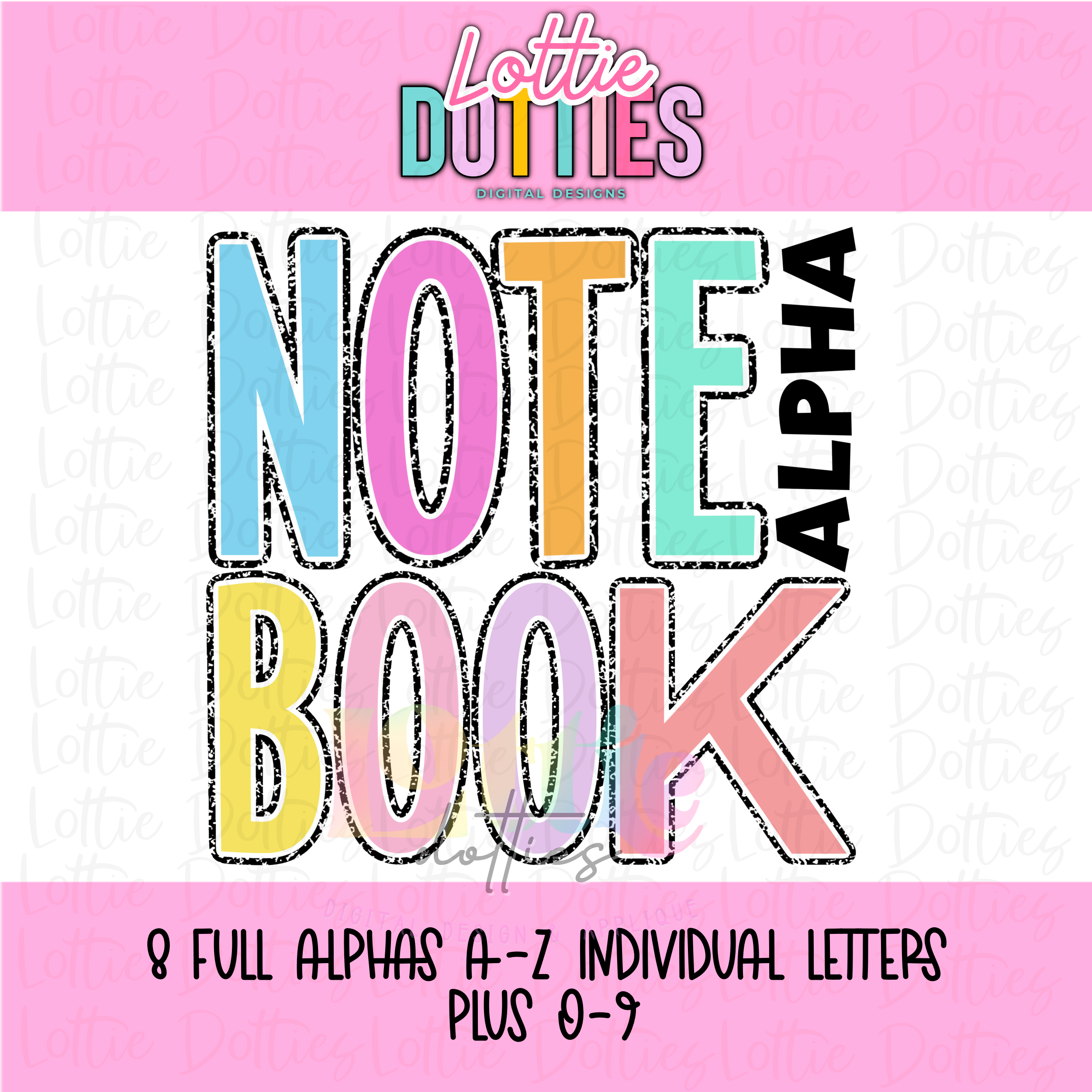 Notebook Alpha - School Alpha - Teacher Alpha Pack - School Alphabet C ...