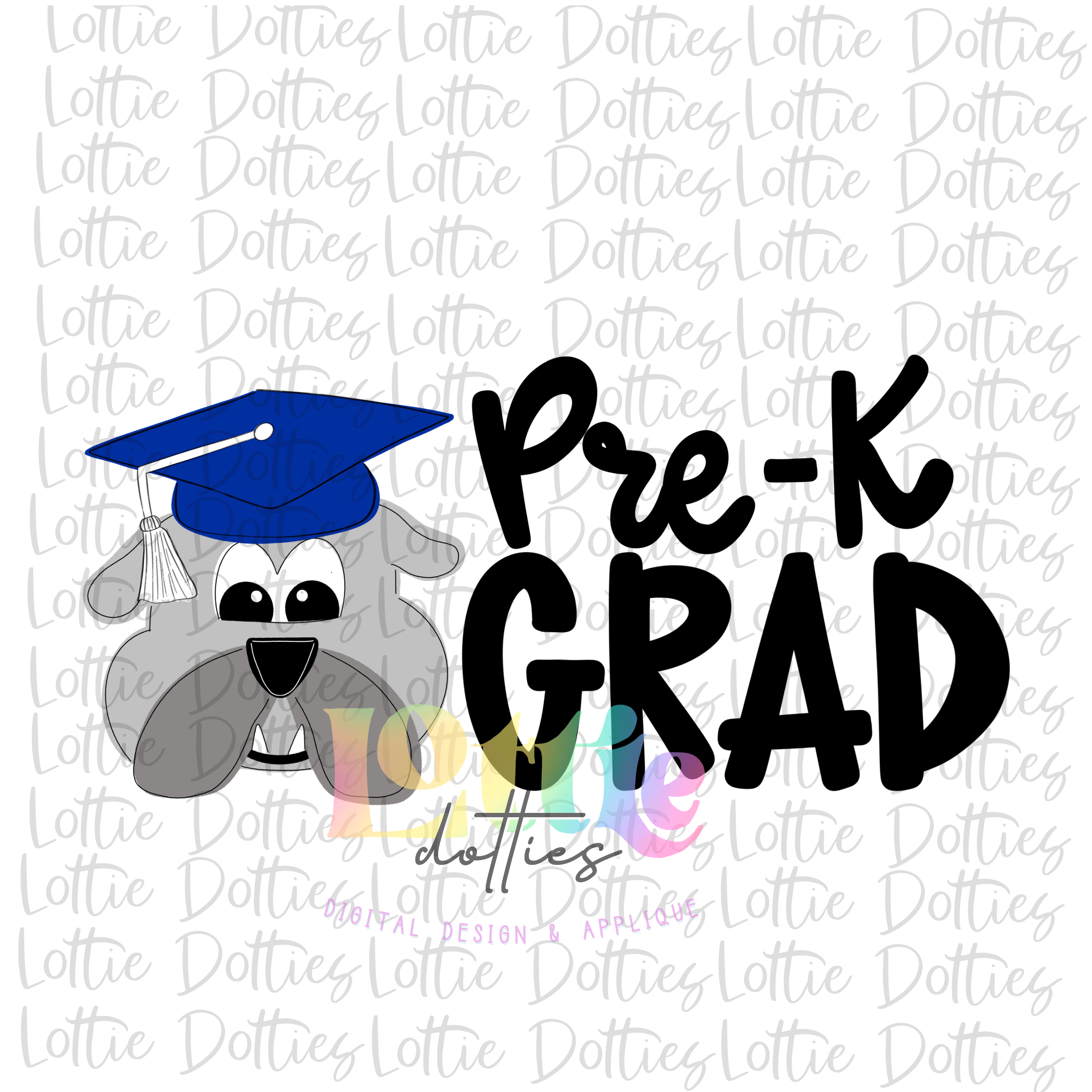 Pre - K Grad PNG - Bulldog Pre - K Grad Sublimation - Digital Download ...