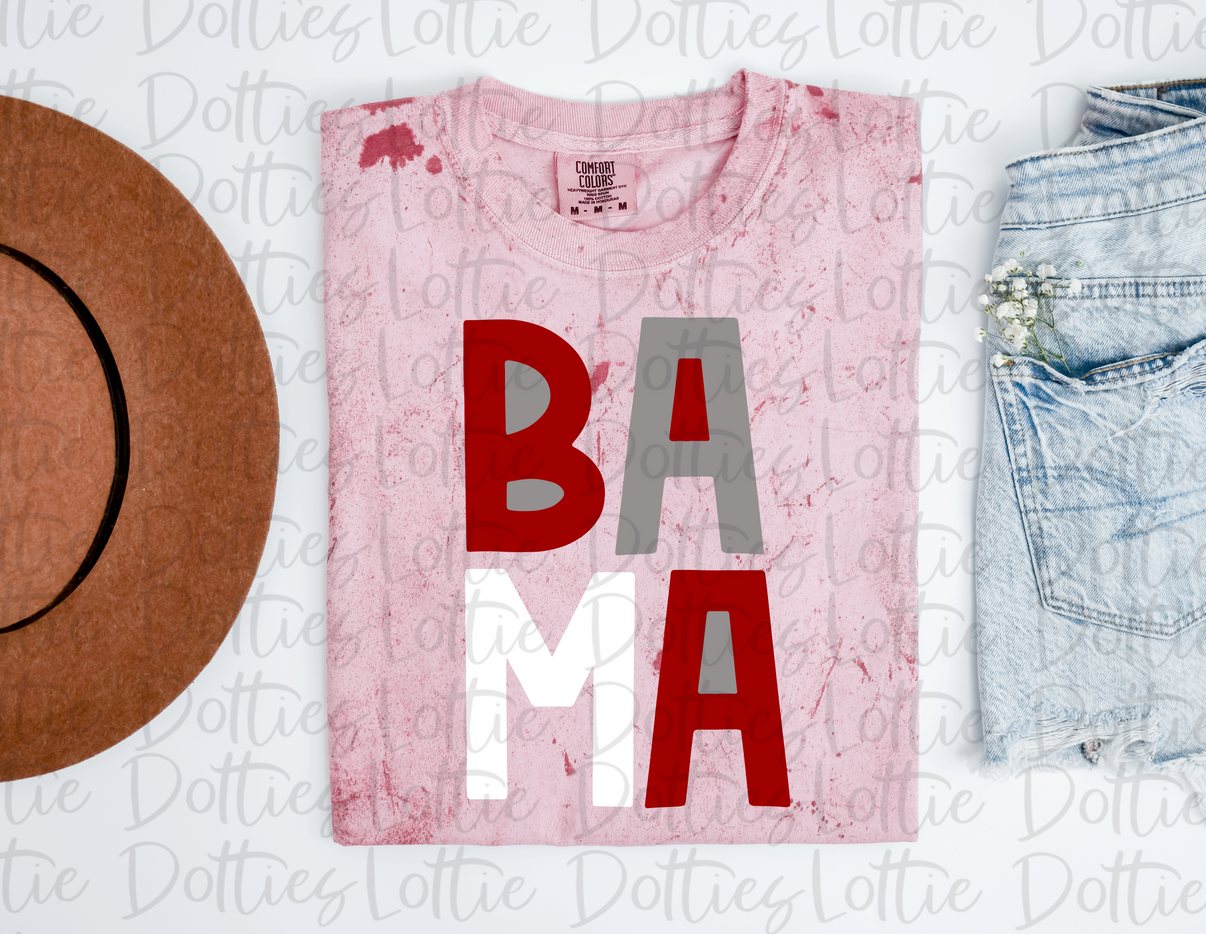 Bama PNG - Alabama Sublimation design - Digital Download - Crimson, Gr ...