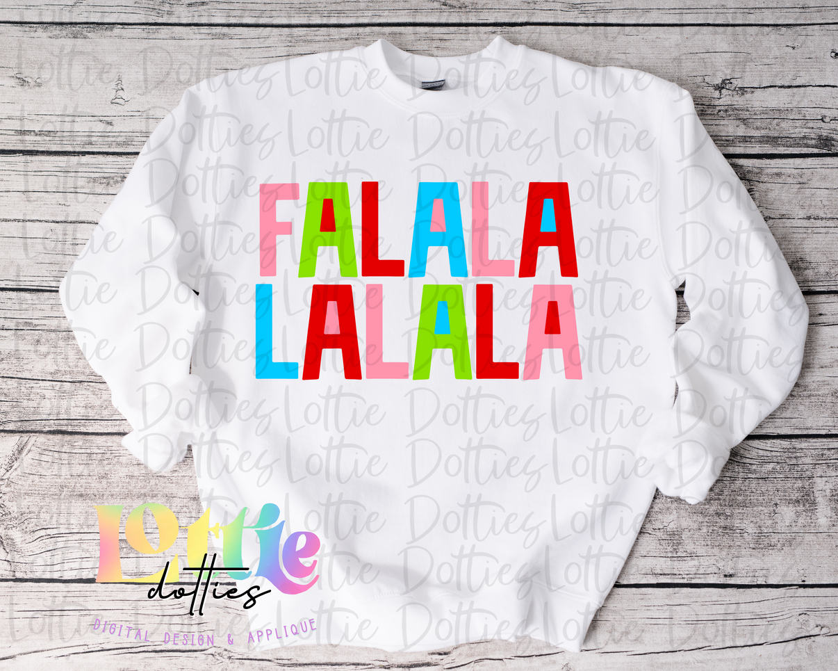 FaLaLa Whimsical Png - Christmas Sublimation Design- Digital Download ...