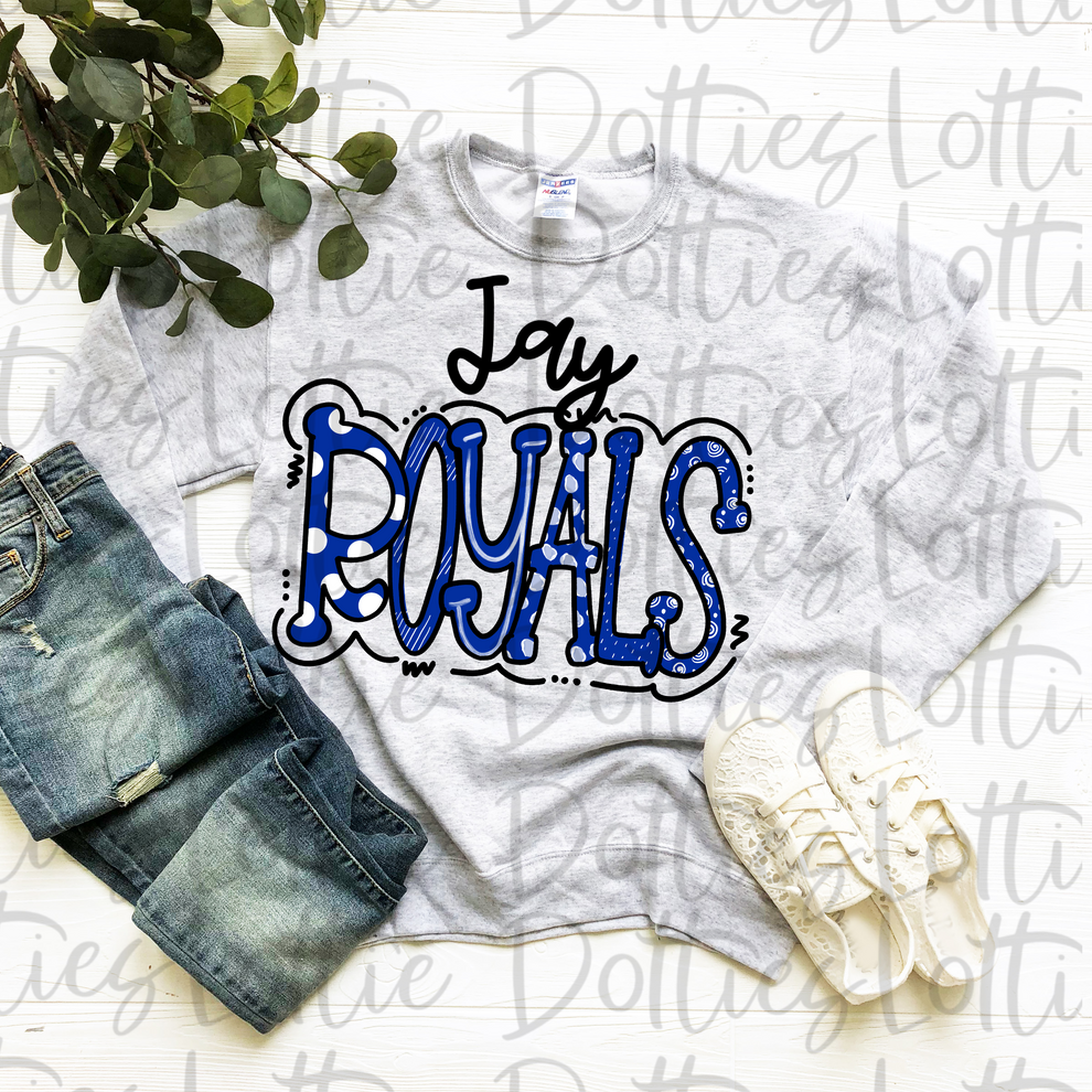 Jay Royals PNG - Royals Sublimation - Digital Download – Lottie Dotties LLC