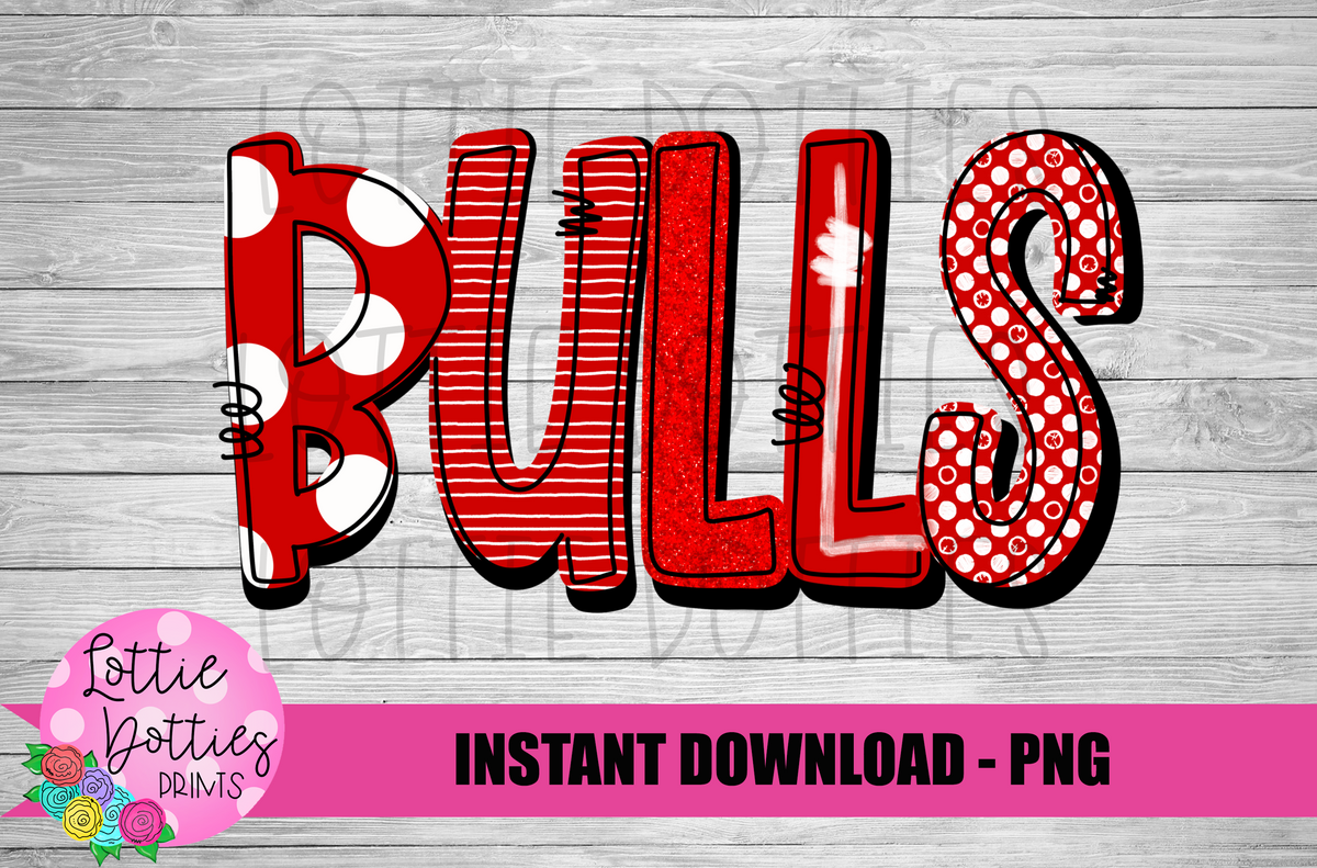 Bulls - PNG - Bulls - Sublimation - Digital Download – Lottie Dotties LLC