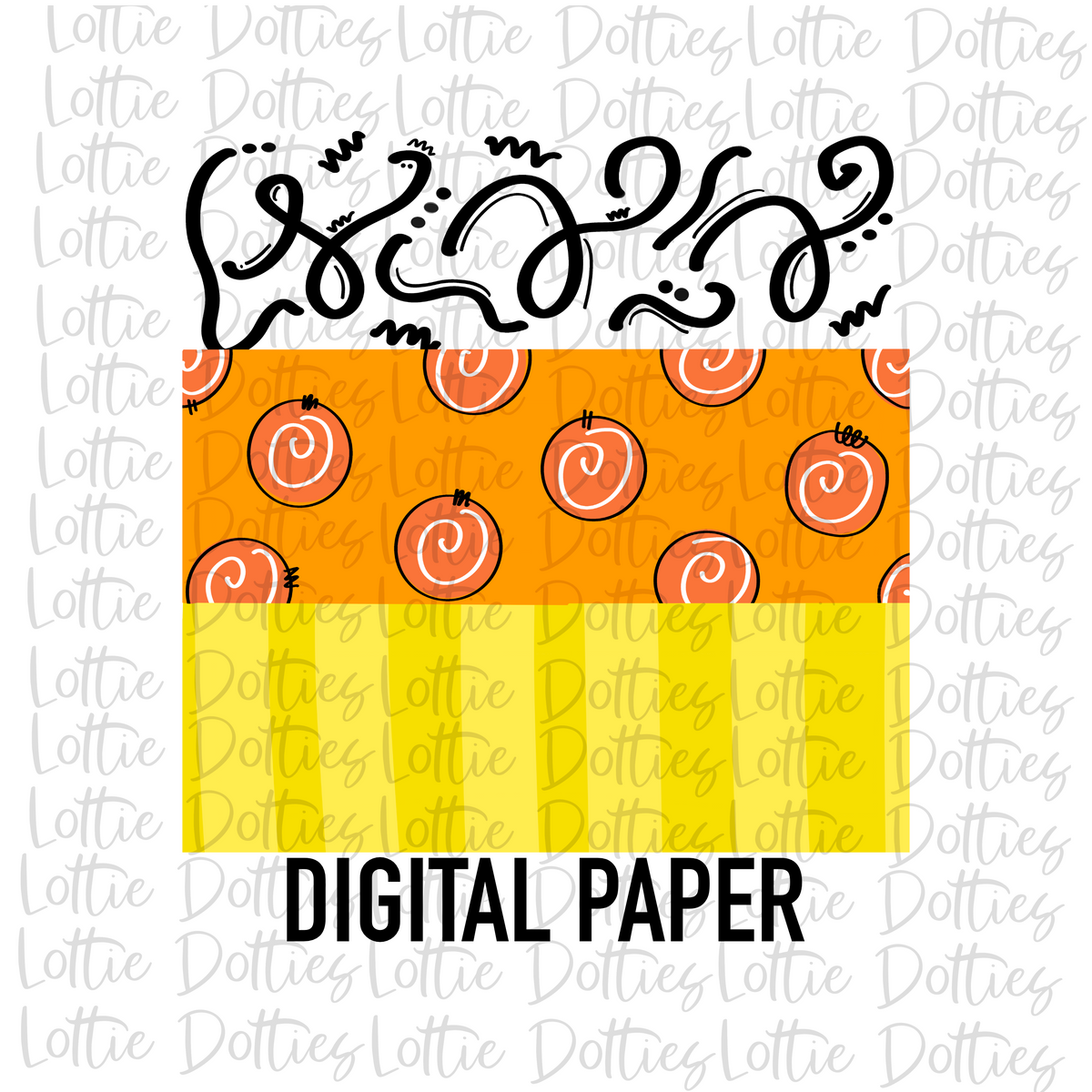 Candy Corn Digital Paper - Halloween Digital paper - Instant Download ...