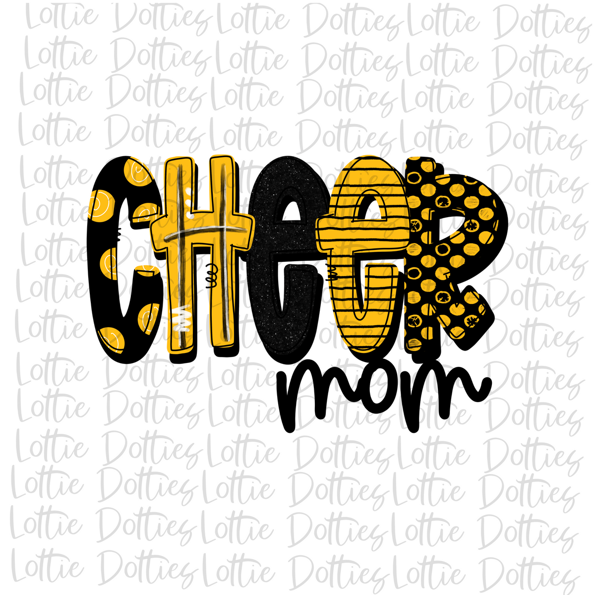 Cheer Mom Png - Cheer Mom Sublimation Design - Digital Download - Blac ...
