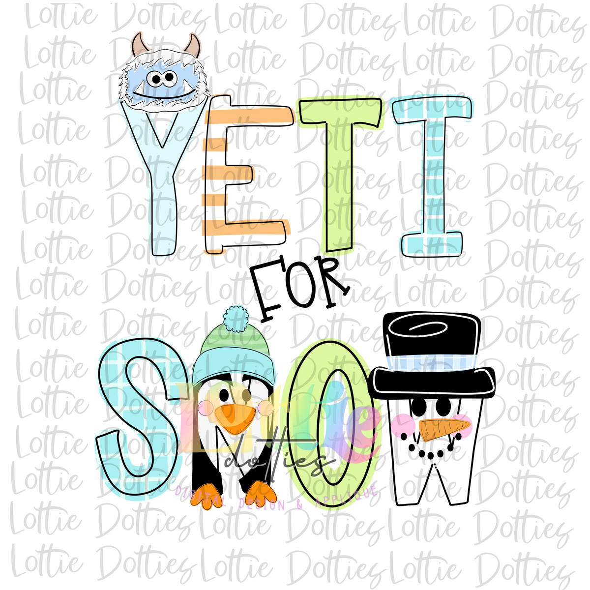 Yeti For Snow PNG - Yeti Sublimation - Digital Download – Lottie ...