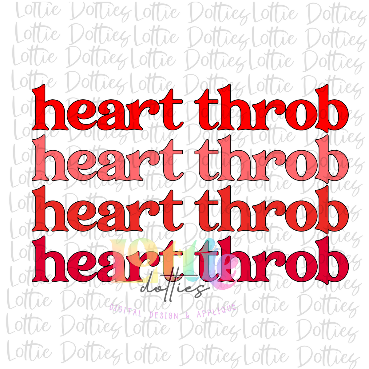 Heart Throb PNG - Heart Throb Sublimation - Valentine's Day - Digital ...