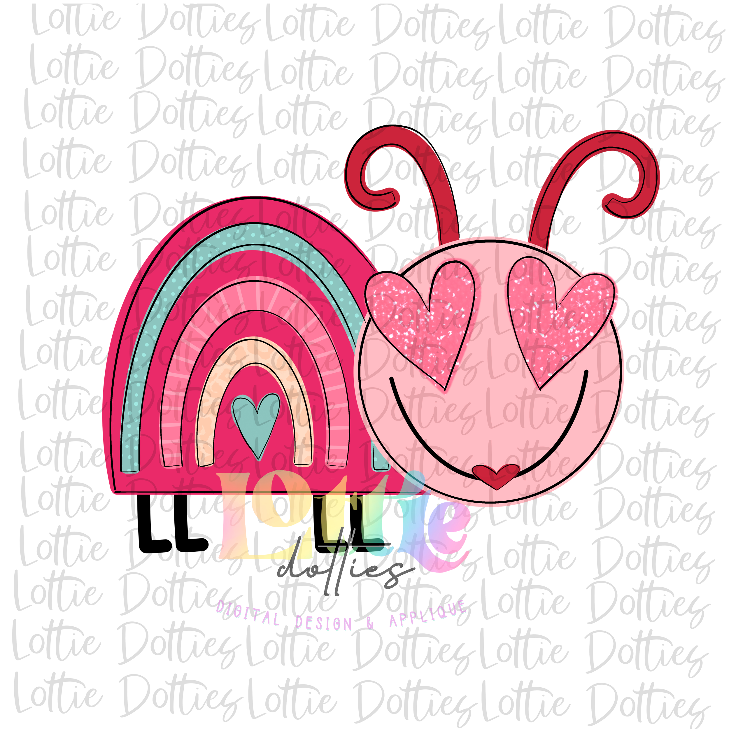 Love Bug PNG - Valentine's Day Design - Valentine Sublimation - Digita ...