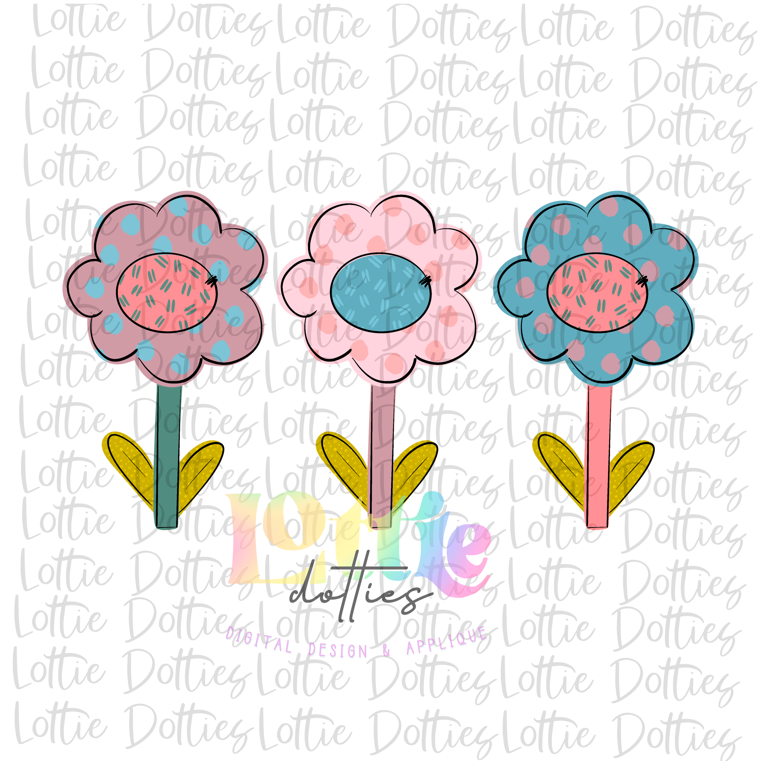 Flowers PNG - Flowers Sublimation - Digital Download – Lottie Dotties LLC