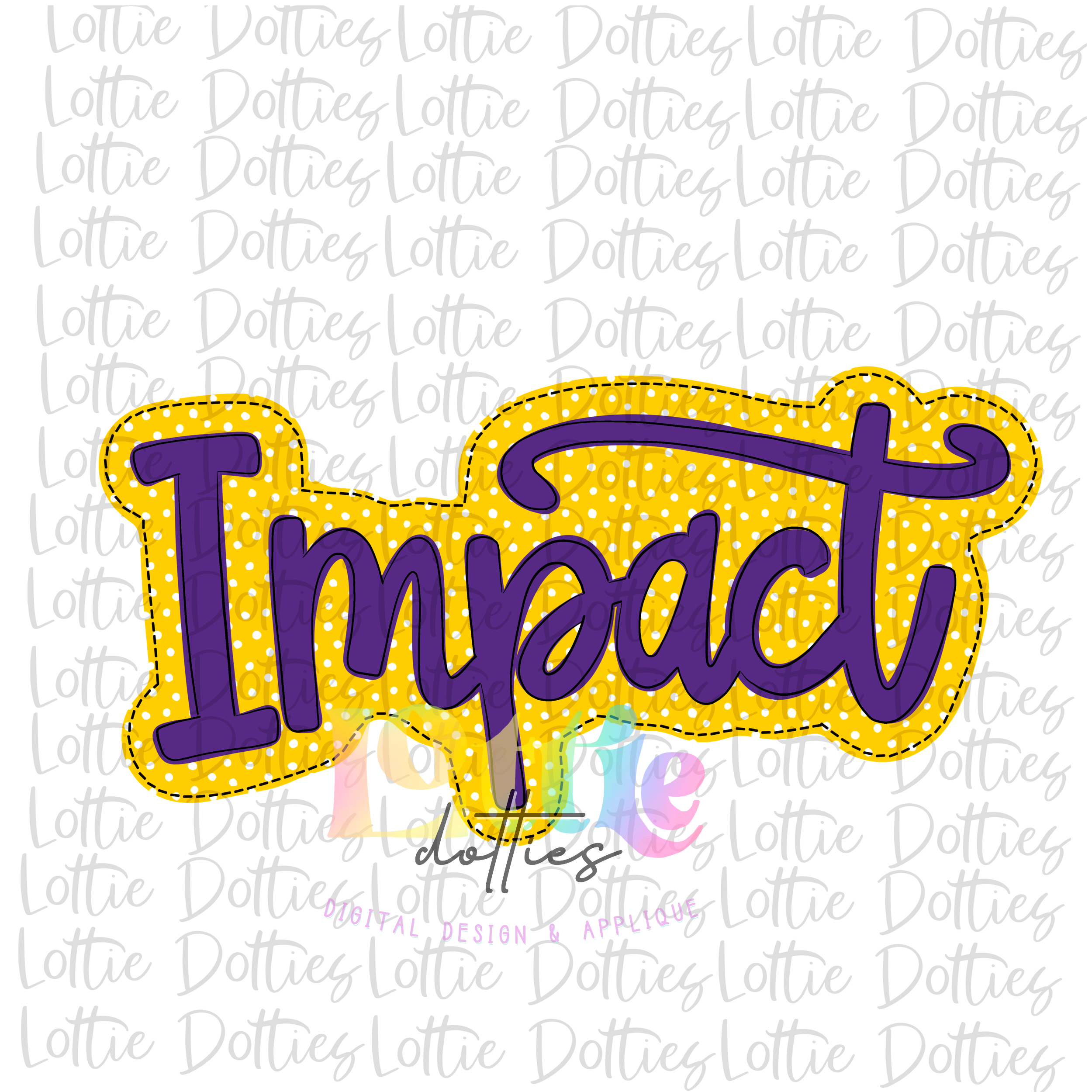 Impact - PNG - sublimation design - Digital Download – Lottie Dotties LLC