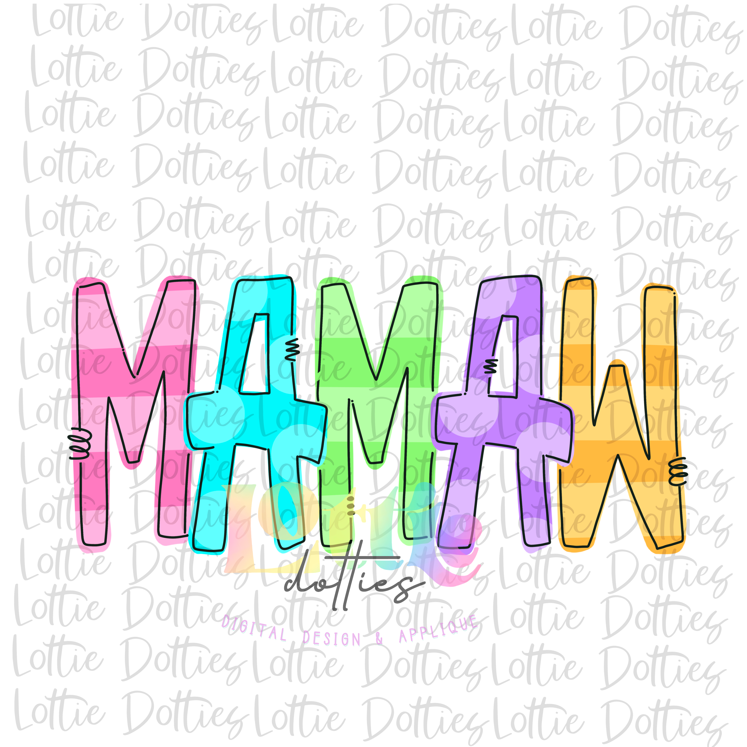 Mamaw Png - Mawma Sublimation - Digital Download - Colorful – Lottie ...