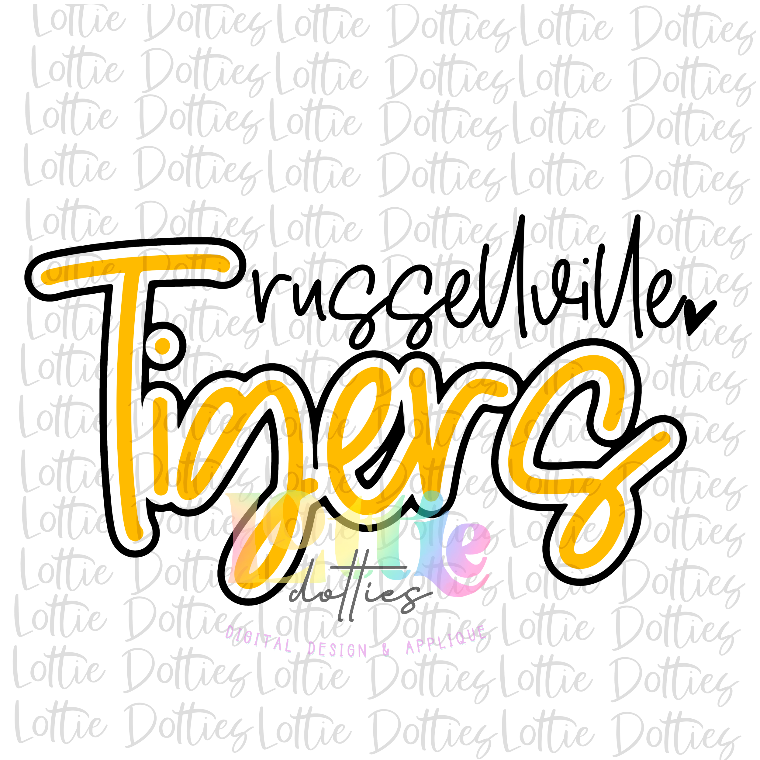 Russellville Tigers PNG - Tigers sublimation design - Digital Download ...