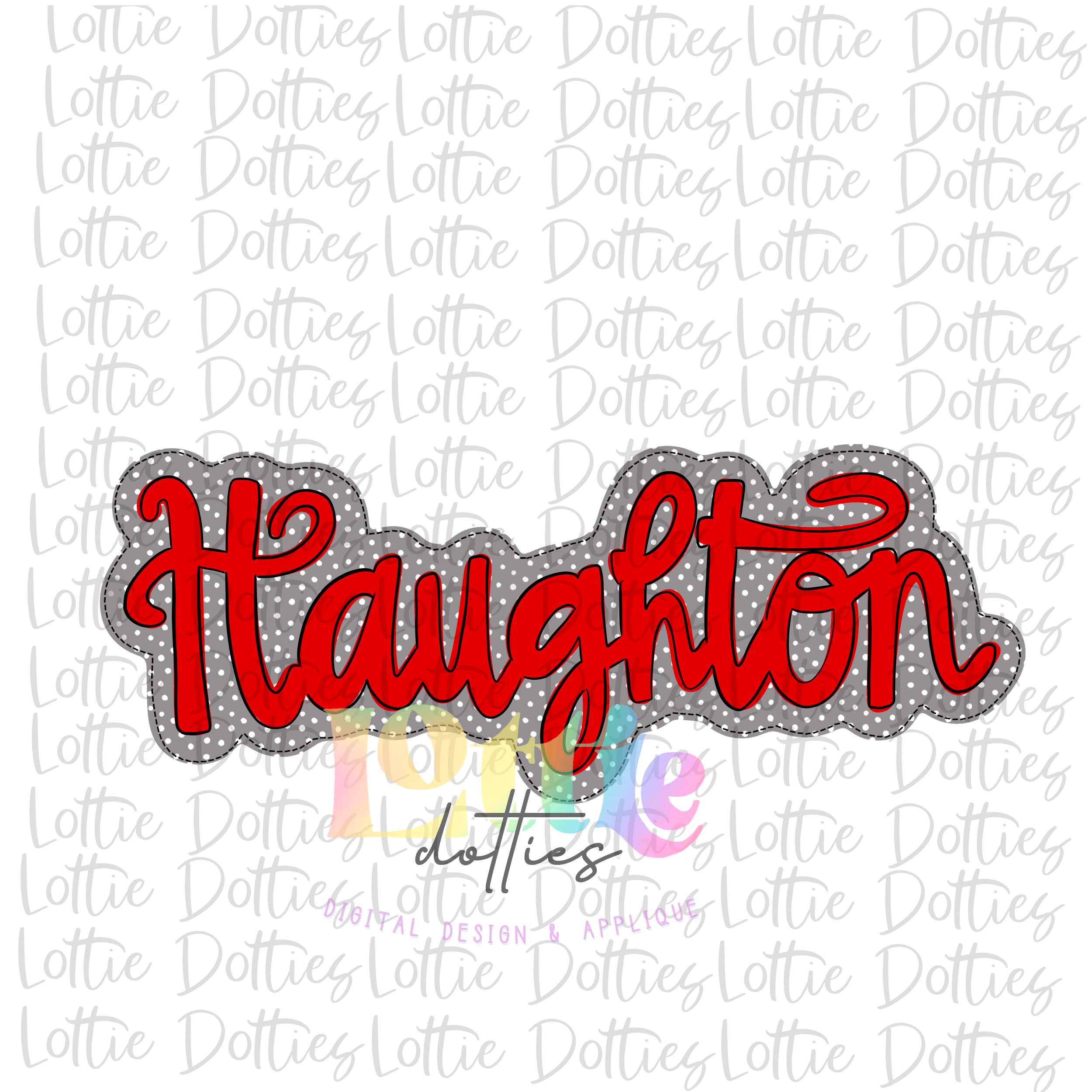 Haughton PNG - Haughton Sublimation - Digital Download - Gray and Red ...