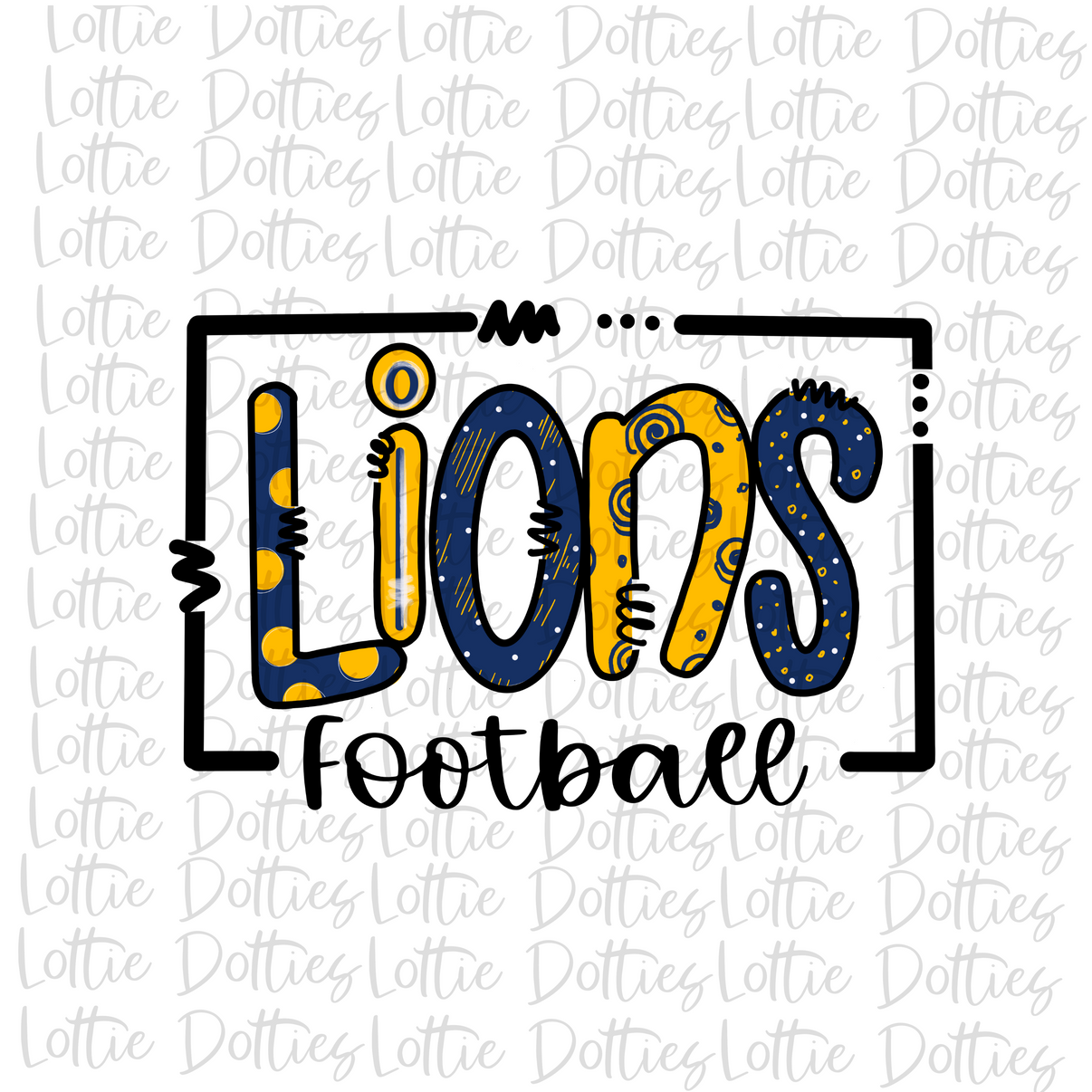 Lions PNG - Foley Football - Sublimation Design - Digital Download ...