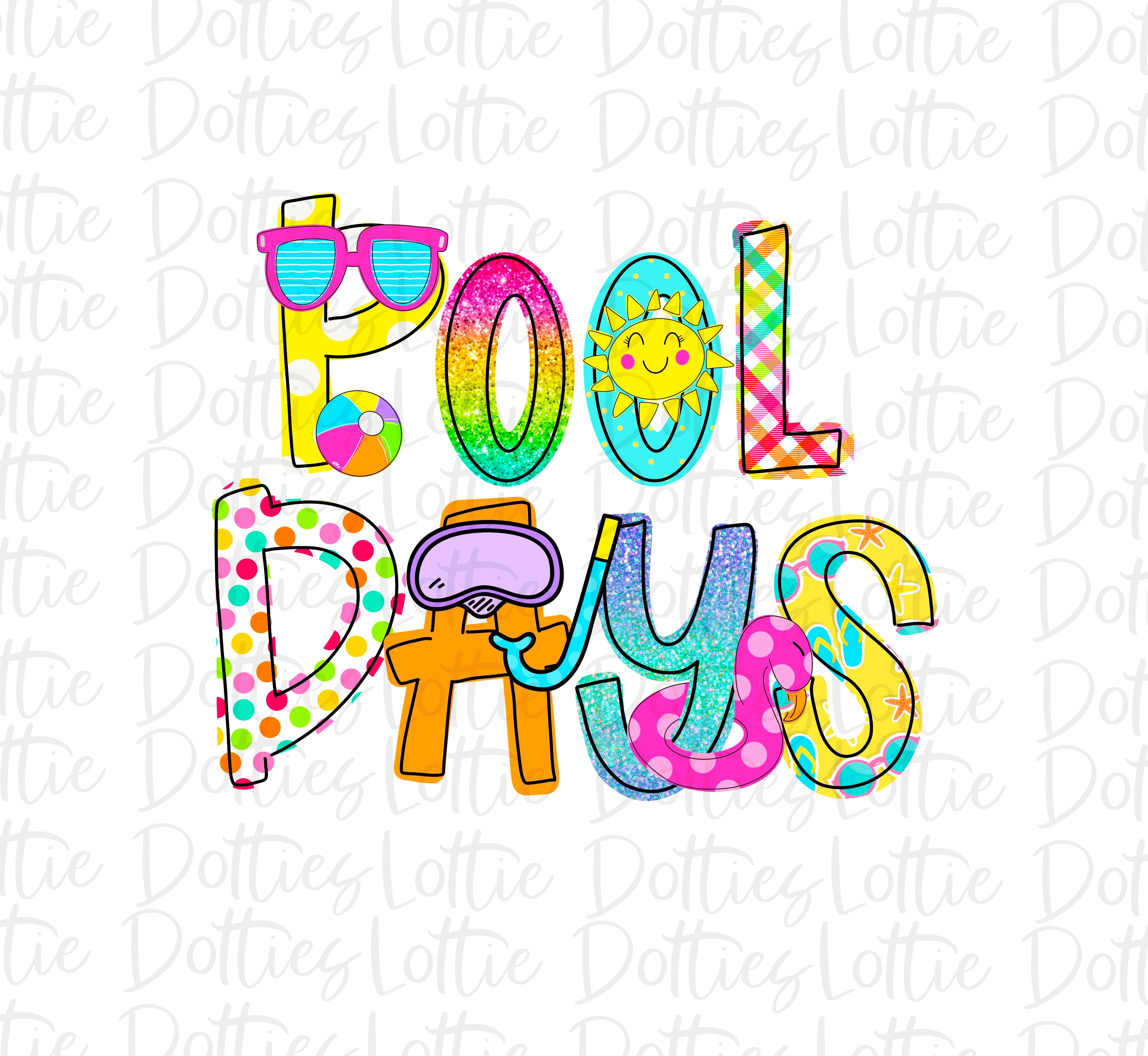 Pool Days - PNG - Summer - Sublimation - Digital Download – Lottie ...
