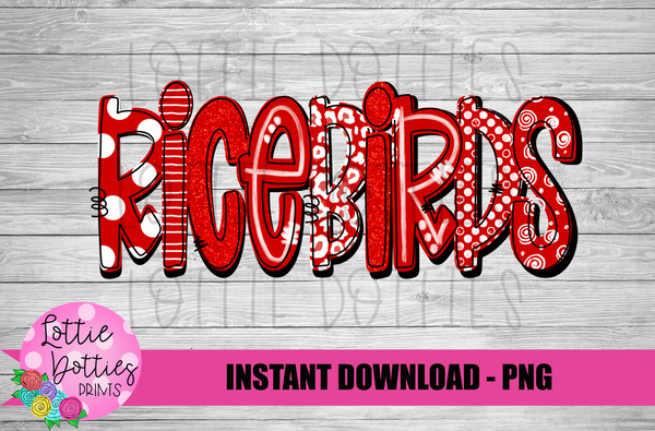 Ricebirds PNG - Ricebirds Sublimation - Mascot team design - Digital D ...