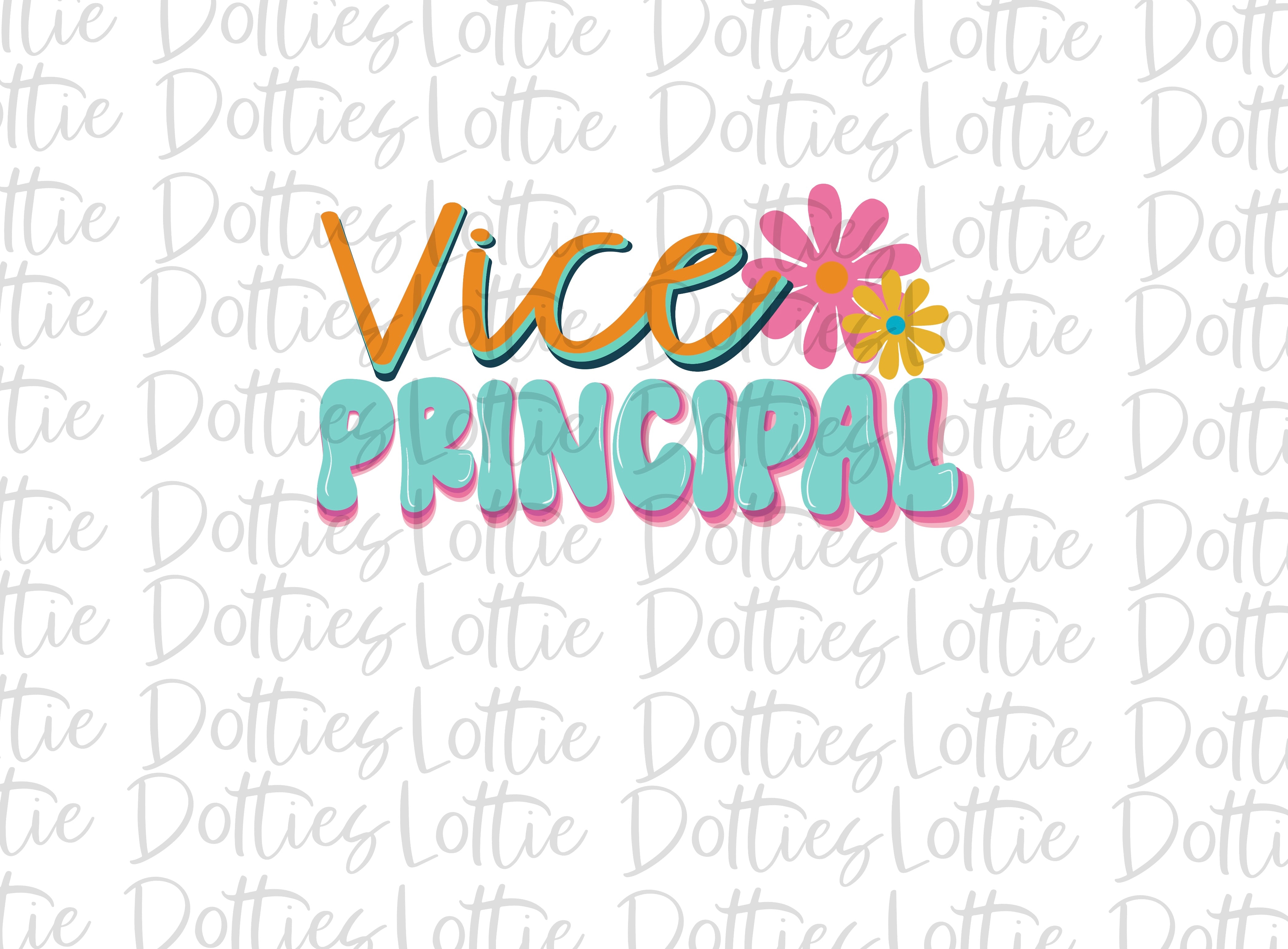 Vice Principal - PNG - Back To School - Sublimation - Digital Download ...