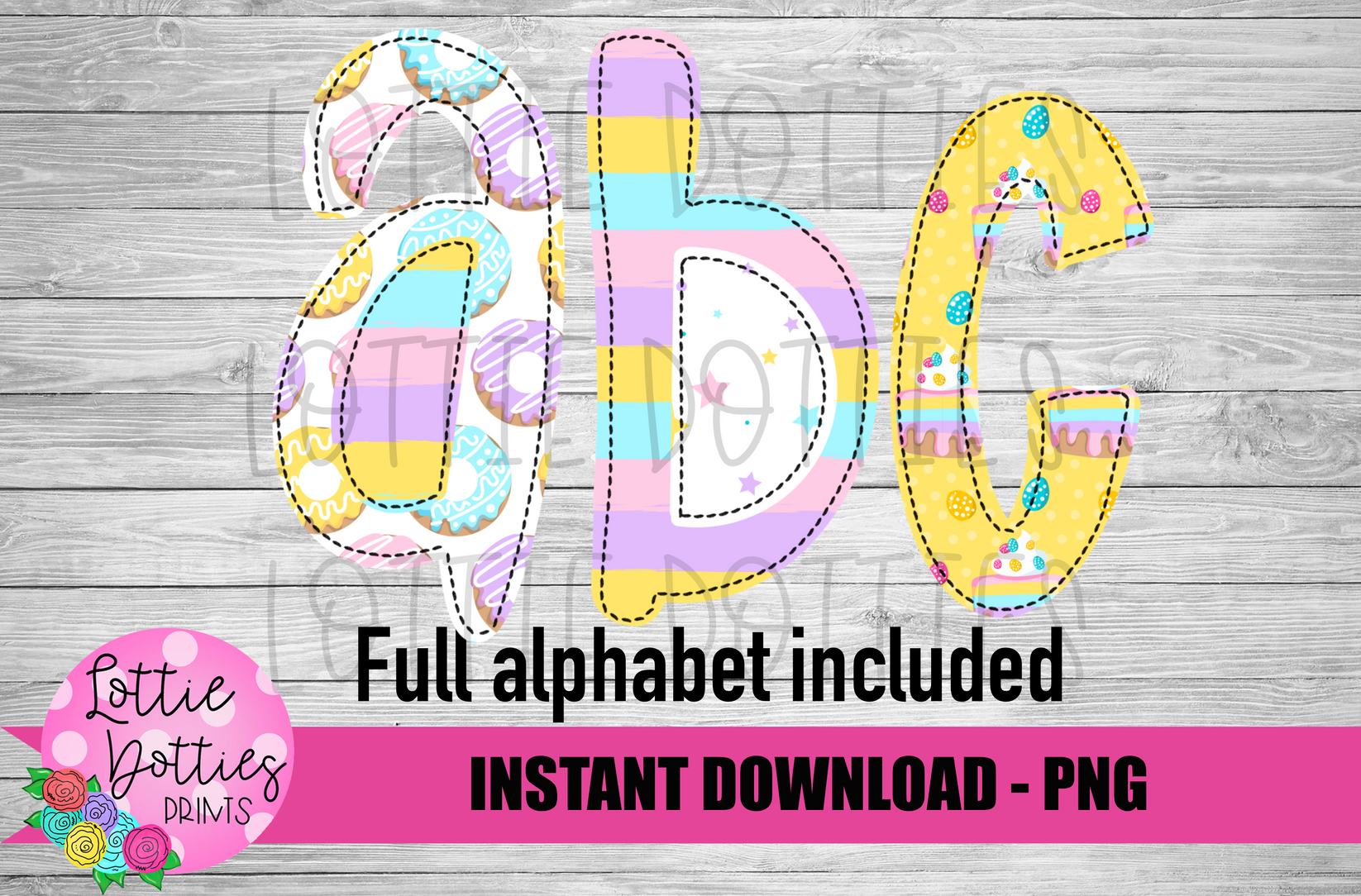 Sweet Shoppe Faux Applique Alphabet - Alpha Pack - Alphabet Clipart ...