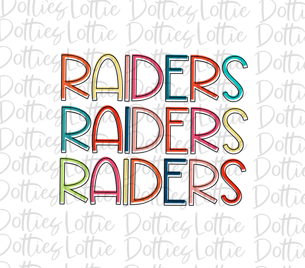 Raiders - PNG - Sublimation design - Digital Download – Lottie Dotties LLC