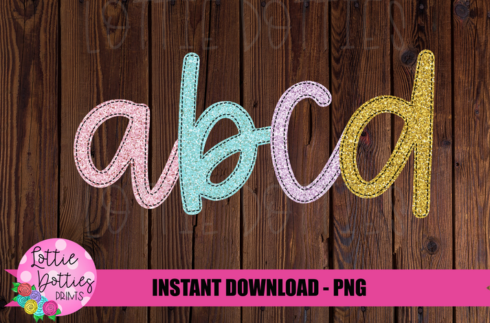 Glitter Faux Applique Alphabet - Alpha Pack - Alphabet Clipart - Insta ...