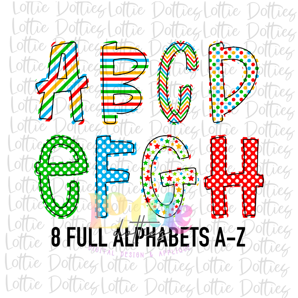 Primary Alpha - Alpha Pack - Alphabet Clipart - Instant Download - Alp ...
