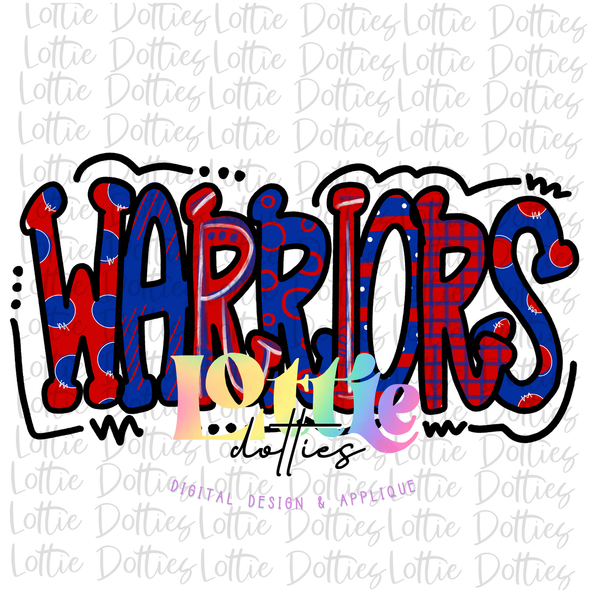 Warriors Png - Mascot Sublimation Design - Digital Download – Lottie ...