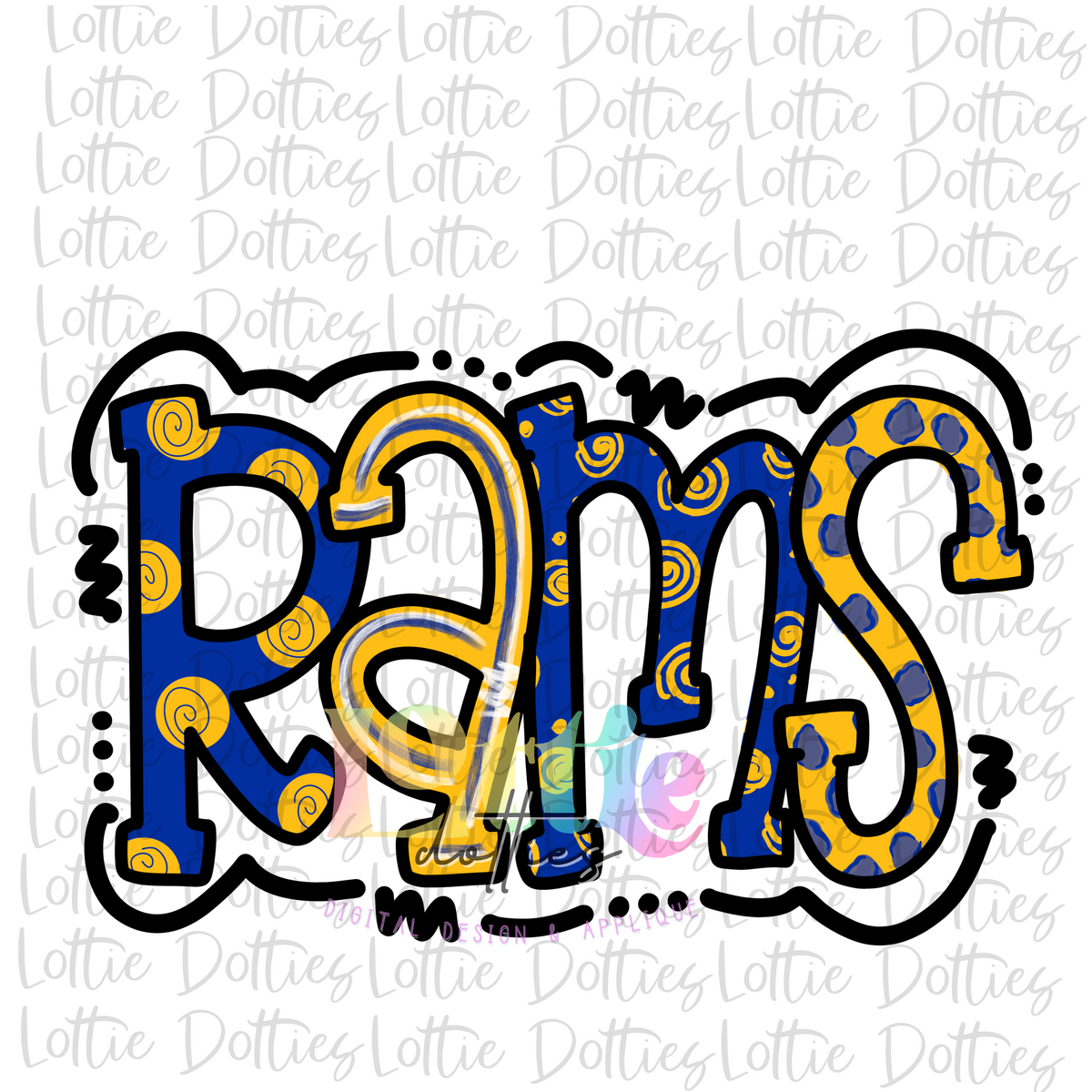 Rams PNG - Rams Sublimation design - Digital Download – Lottie Dotties LLC
