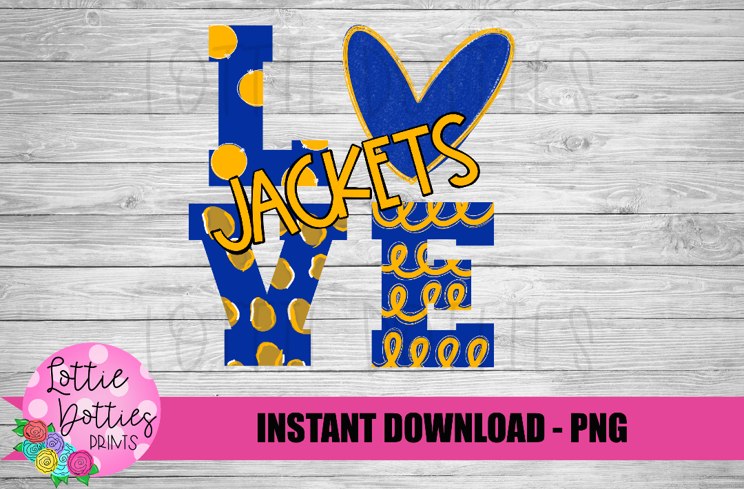 Love Jackets Png - Sublimation Design- Jackets Sublimation- Digital Do ...