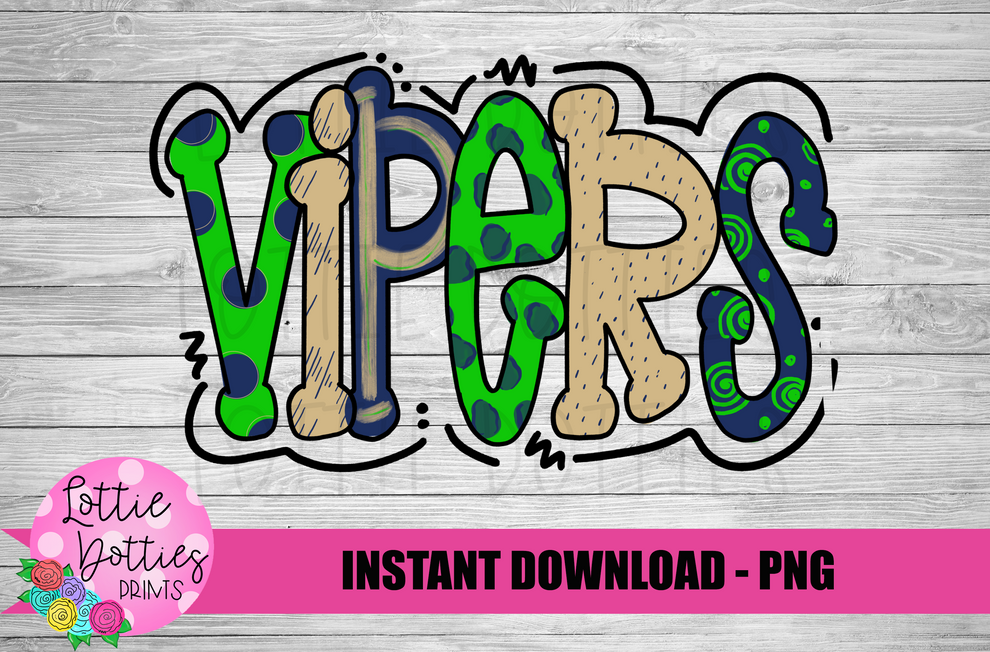 Vipers PNG - Vipers Sublimation - Digital Download – Lottie Dotties LLC